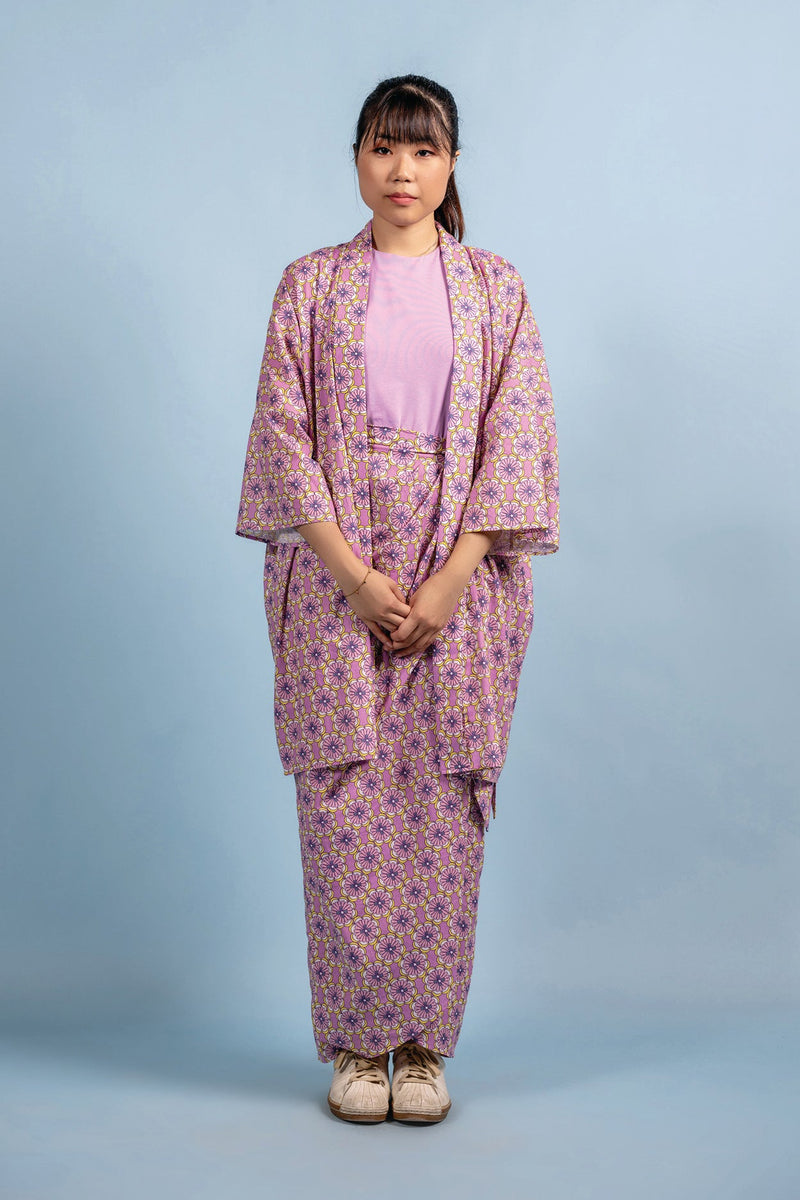 Kimono Kebaya - Paper Petals Lavender (Top only) – Nala Japan
