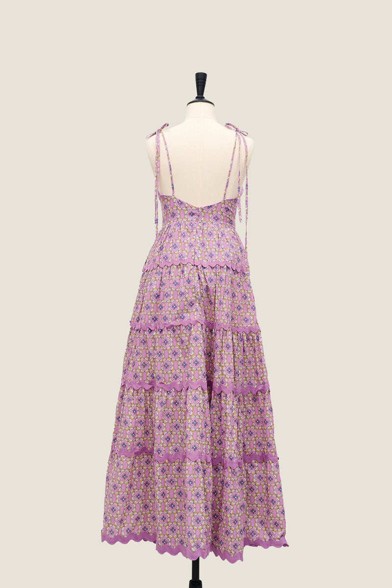 Spanish Ball Dress - Paper Petals Lavender – Nala Japan