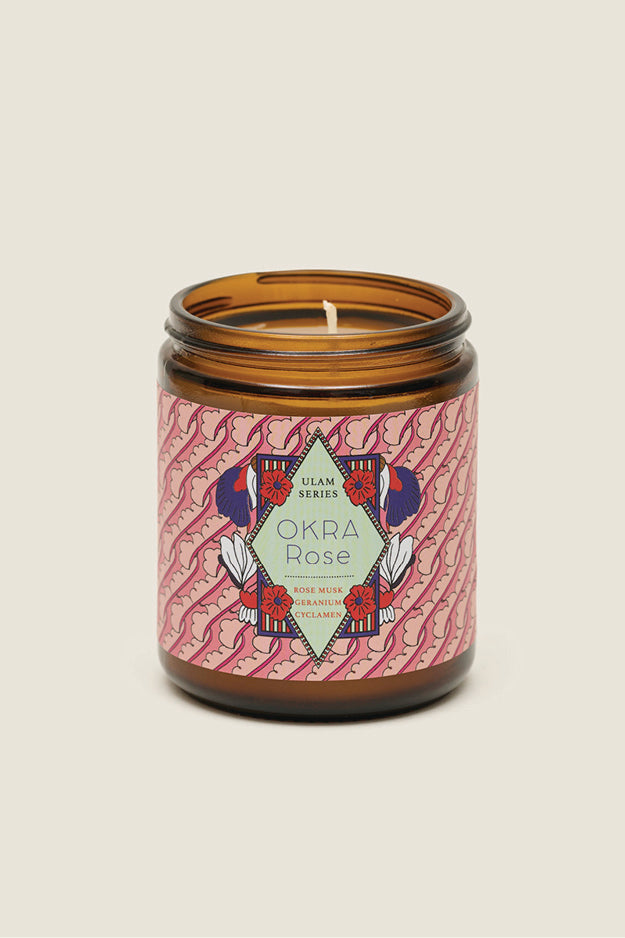 Scented Candle Ulam Series - Okra Rose – Nala Japan