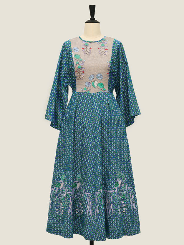 Woohoo Dress - Love Lattice IIi Grass – Nala Japan