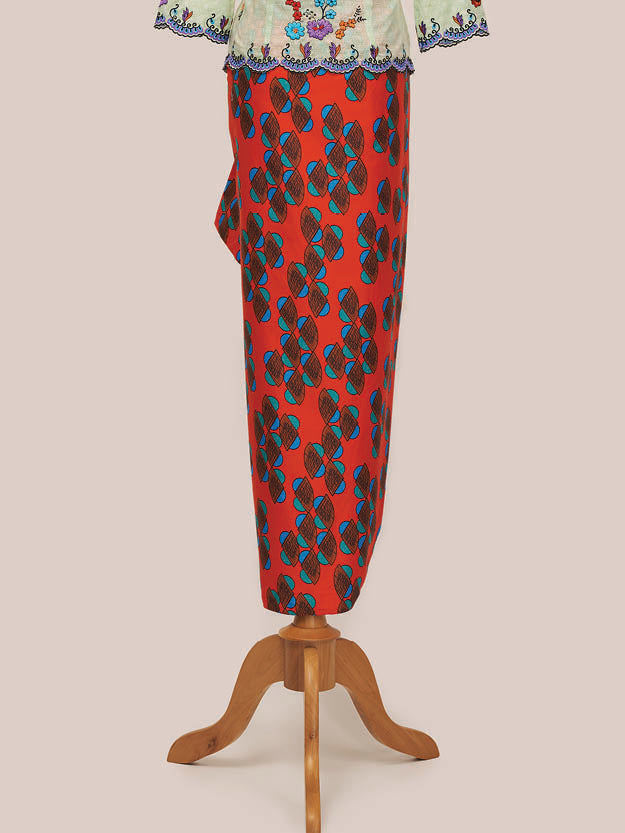SARONG (WRAPAROUND) - NEST RED – Nala Japan