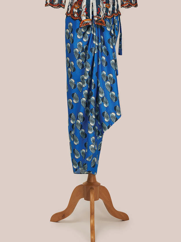 SARONG (WRAPAROUND) - NEST BLUE – Nala Japan